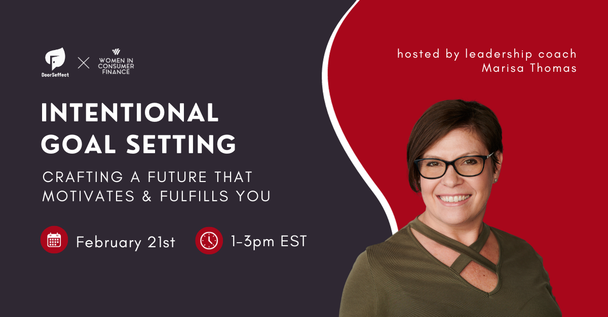 Intentional Goal Setting - Women in Consumer Finance Workshop